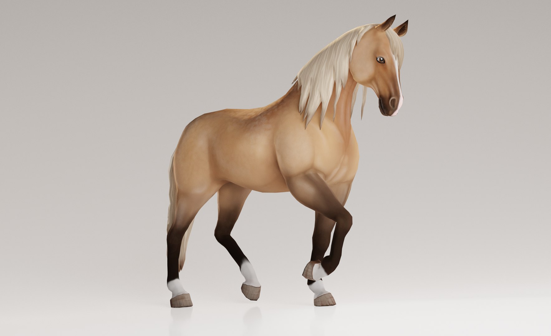 Stylized Horse 3D Model - TurboSquid 2145773