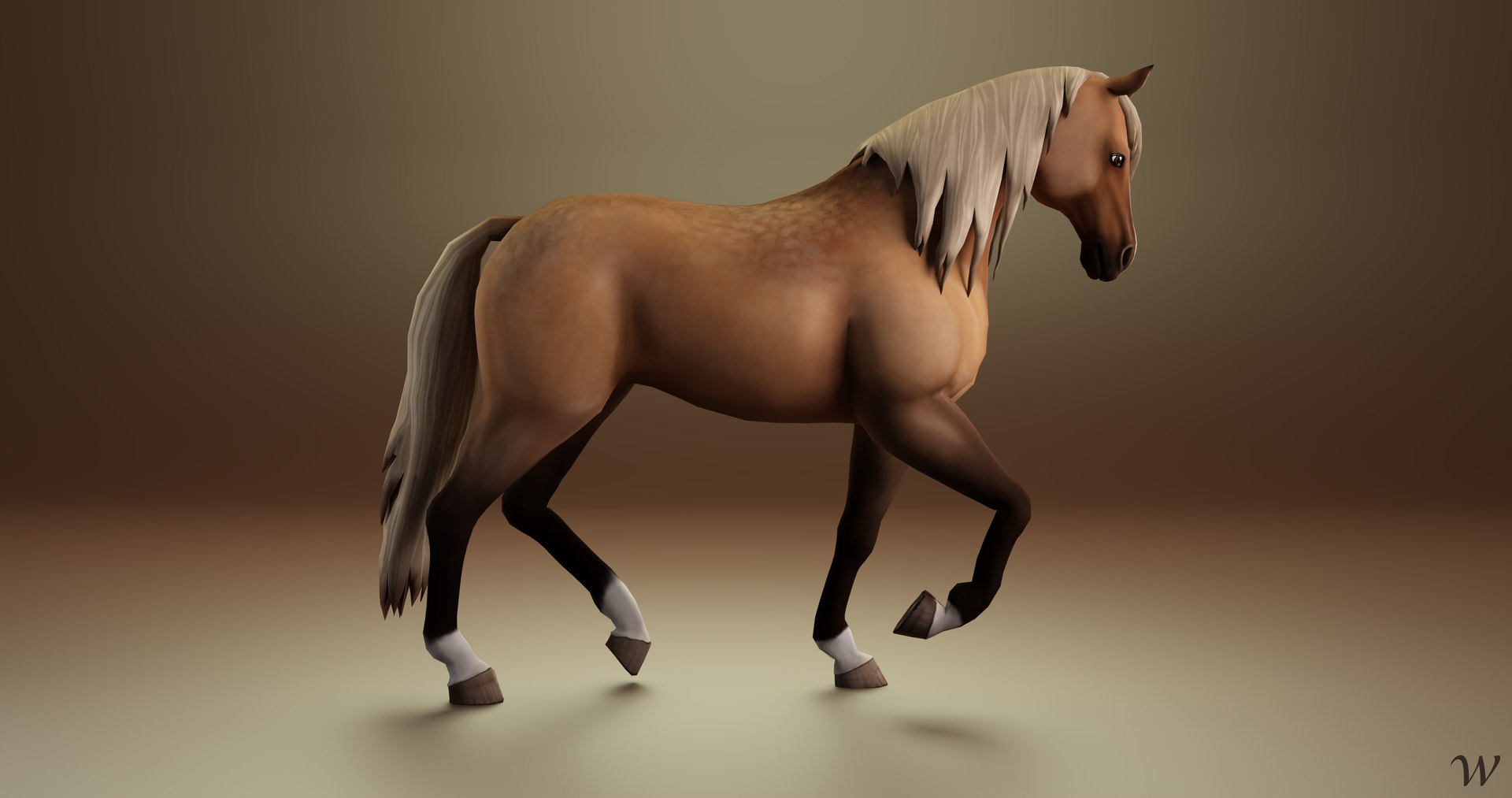 Stylized Horse 3D Model - TurboSquid 2145773