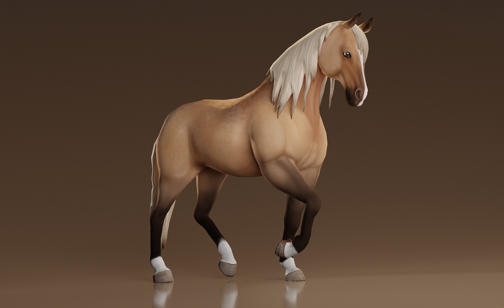 Stylized Horse 3D Model - TurboSquid 2145773