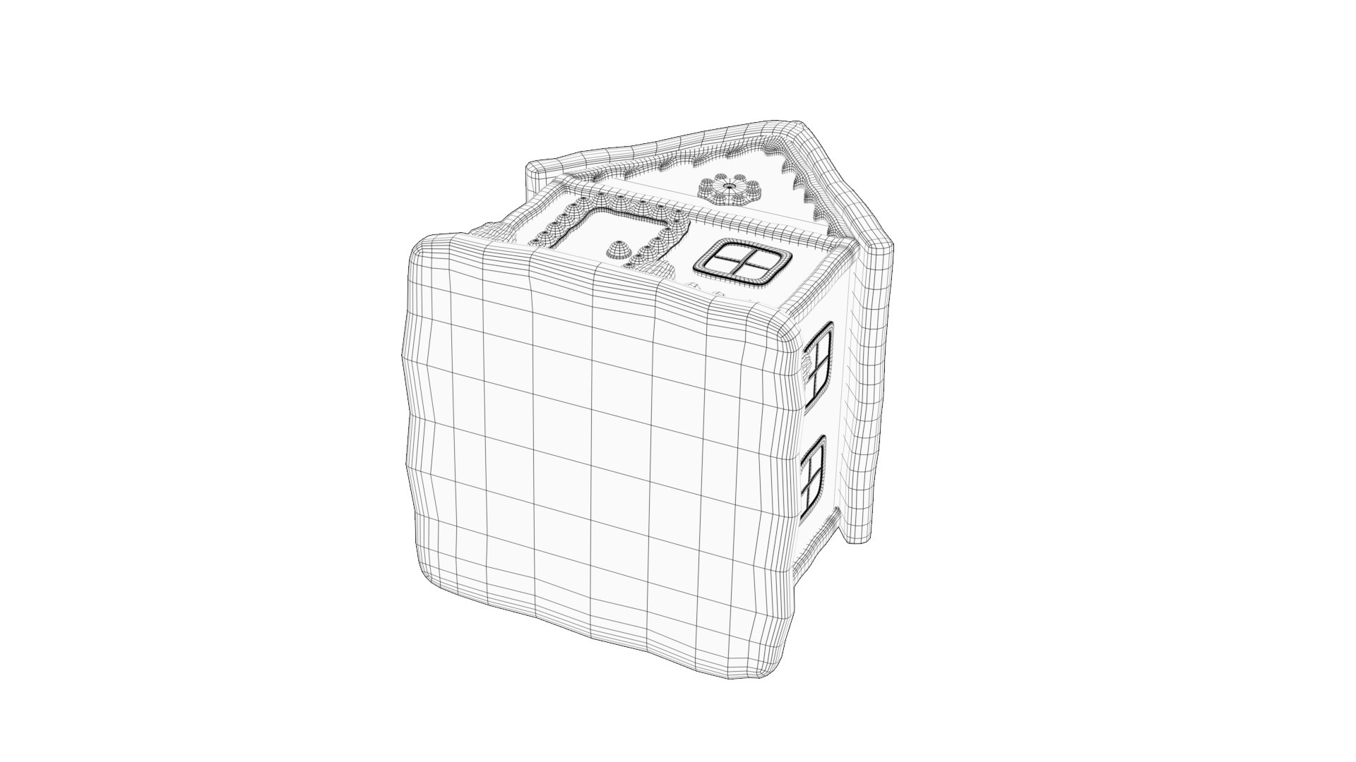 3D Model Gingerbread House - TurboSquid 2236664