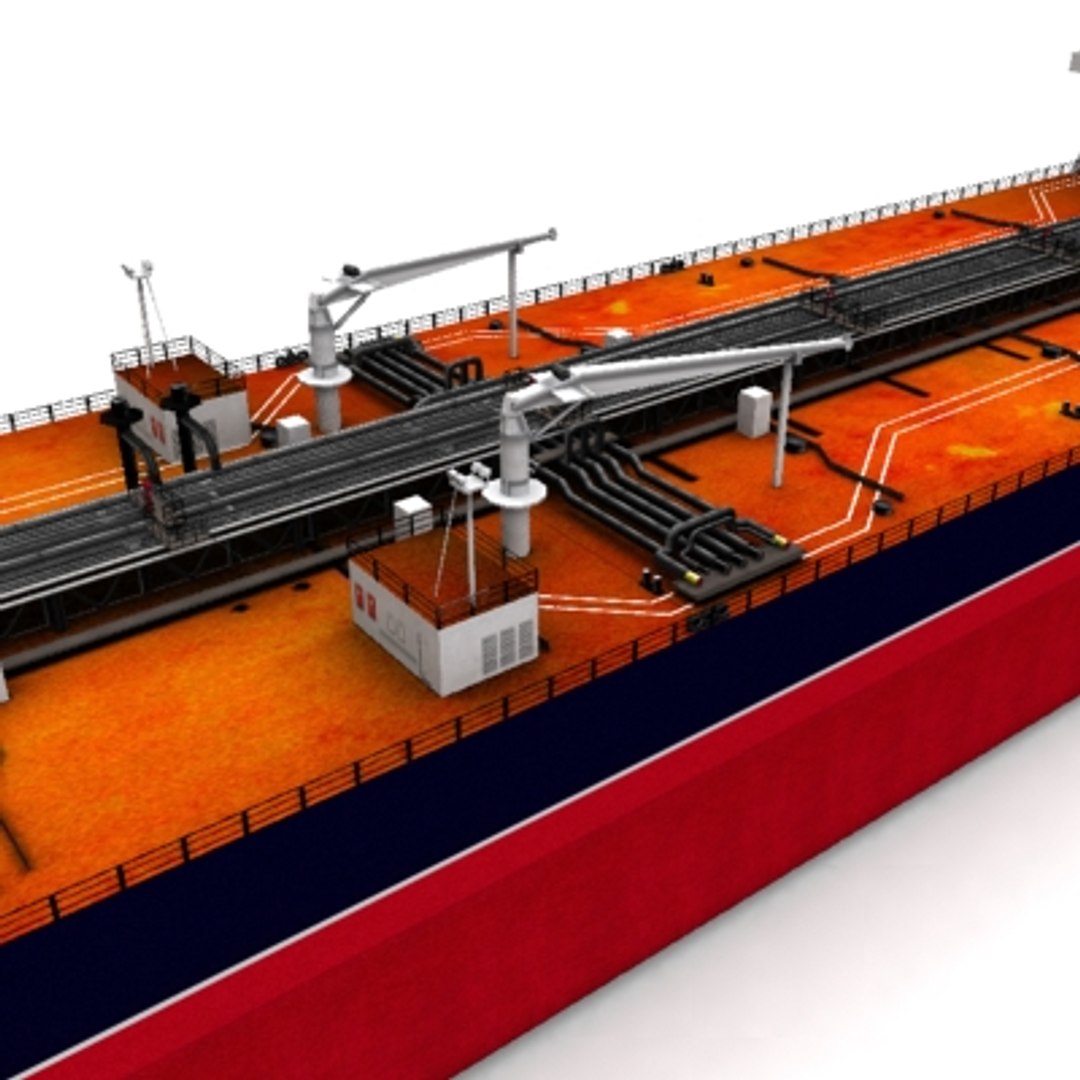 Oil Tanker 3d Model