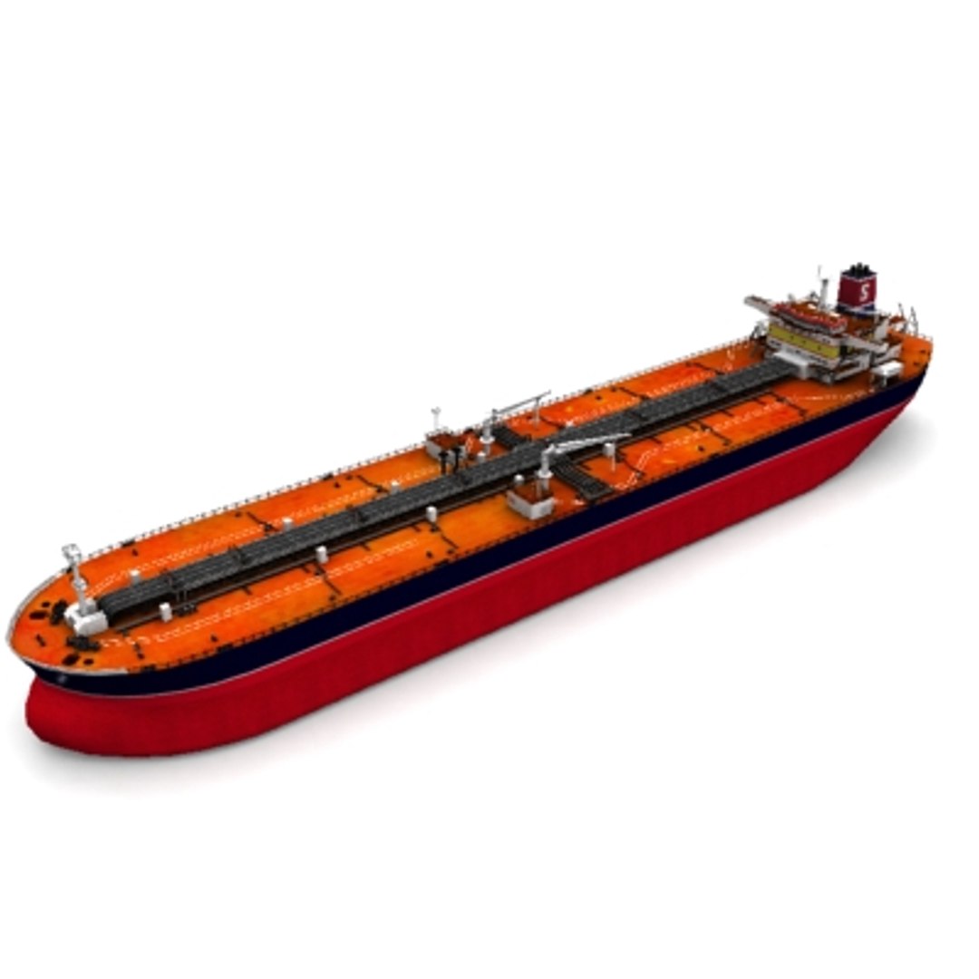 Oil Tanker 3d Model