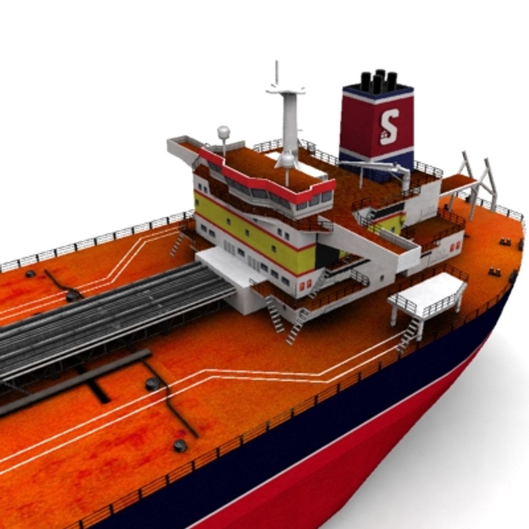 Oil Tanker 3d Model