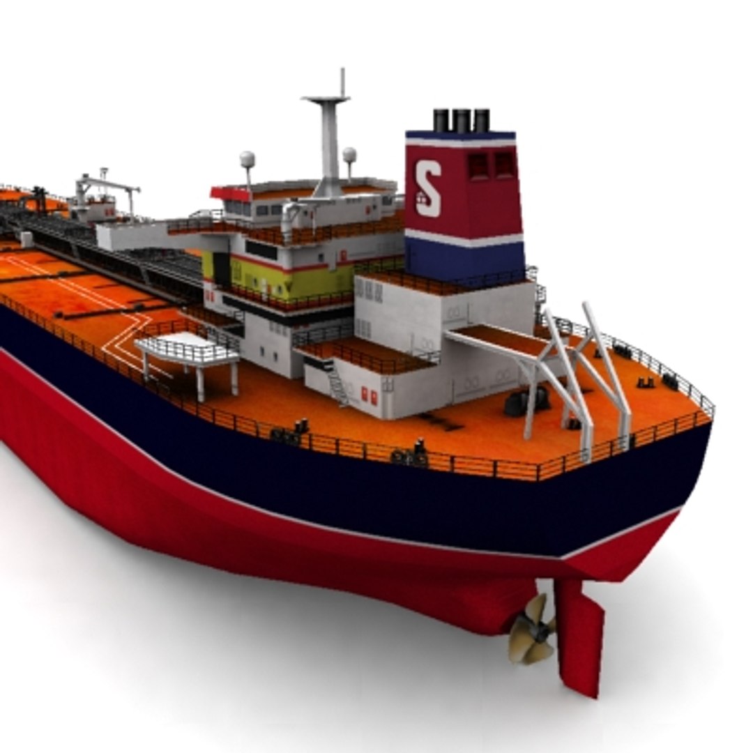 Oil Tanker 3d Model
