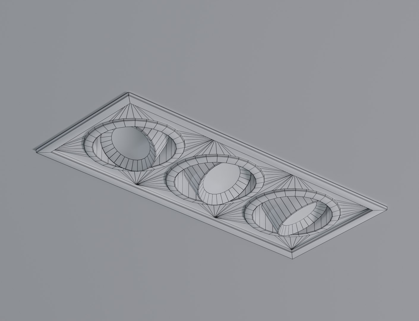Low Poly Box Down Light 3D - TurboSquid 2044891
