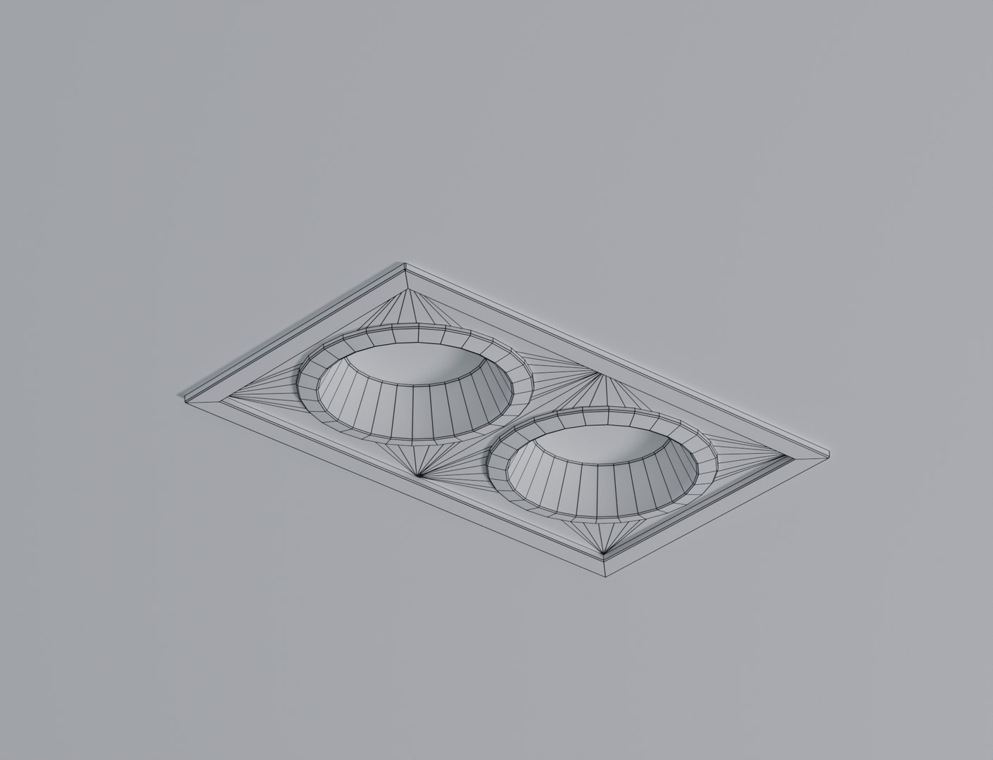 Low Poly Box Down Light 3D - TurboSquid 2044891