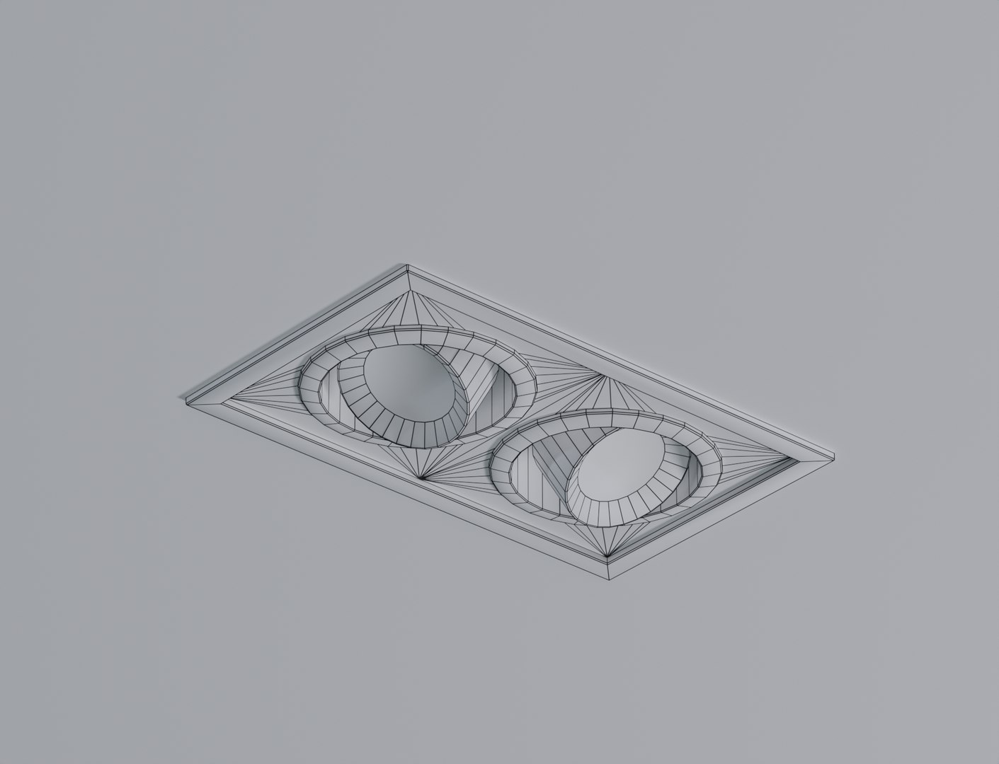 Low Poly Box Down Light 3D - TurboSquid 2044891