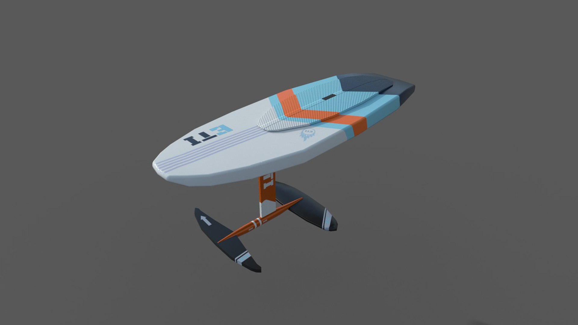 3D Model Foil Surf Jet Surf Boards - TurboSquid 2026458