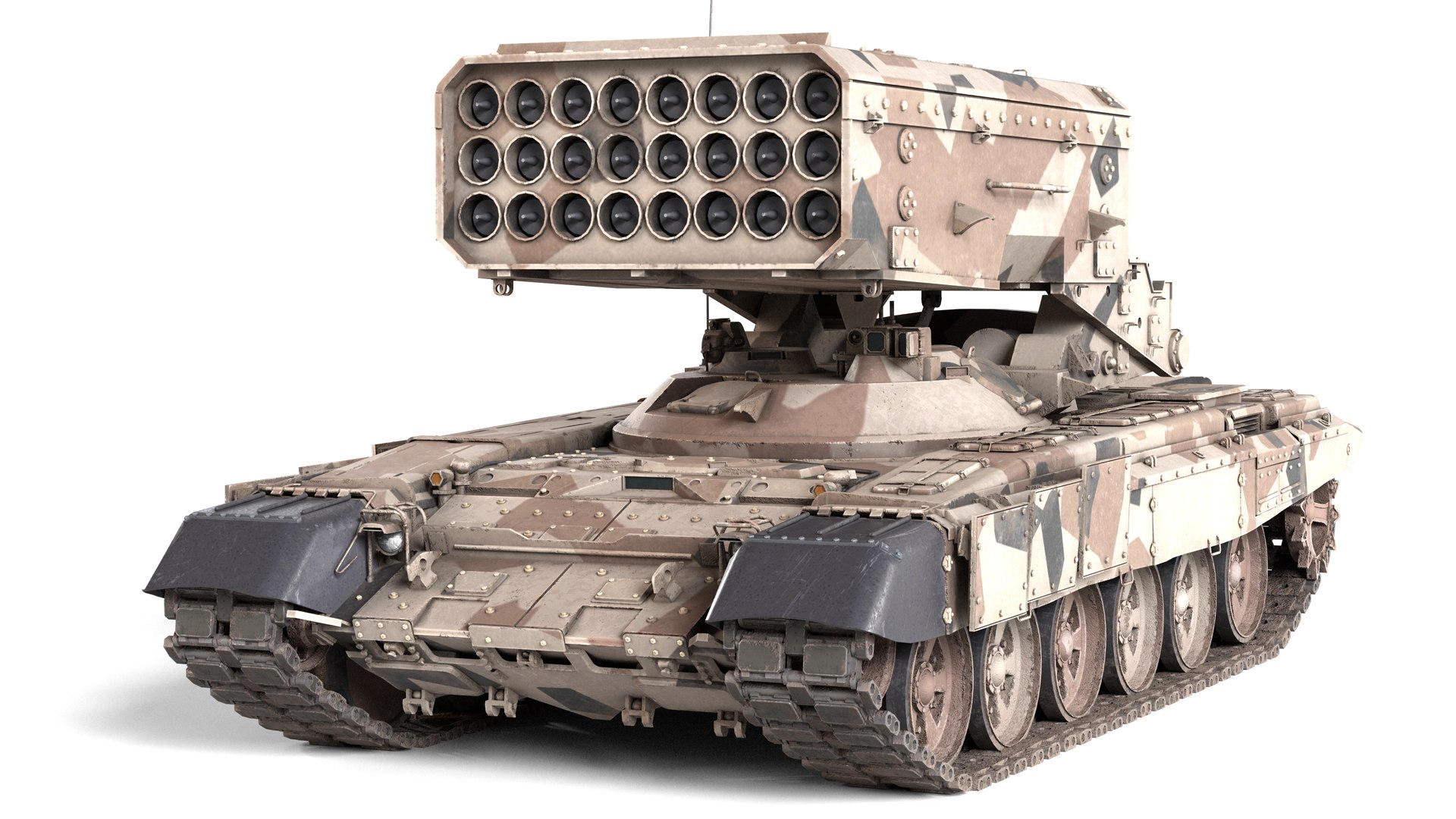 3D TOS 1A Buratino Flame Thrower - TurboSquid 2273270