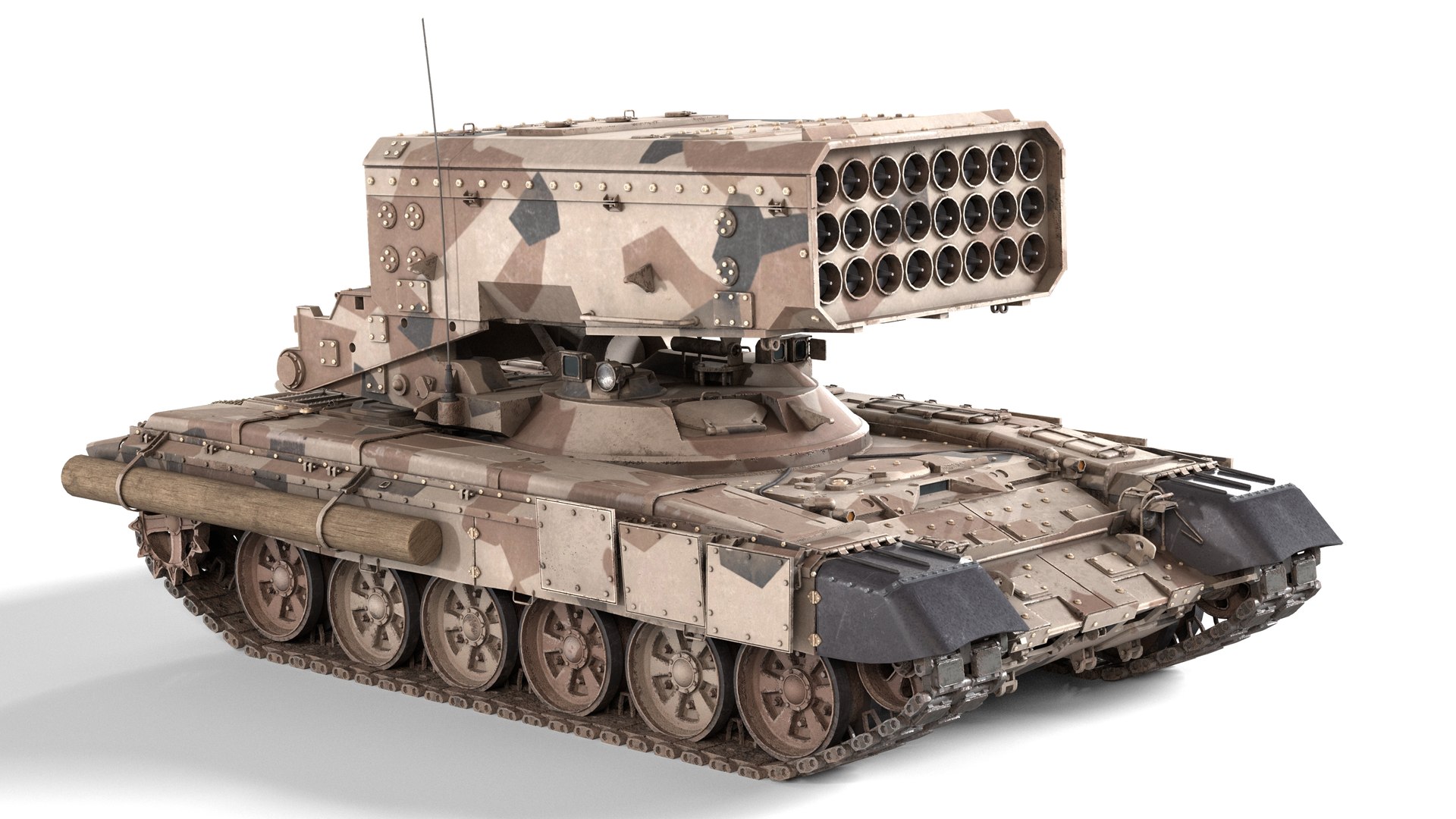3D TOS 1A Buratino Flame Thrower - TurboSquid 2273270