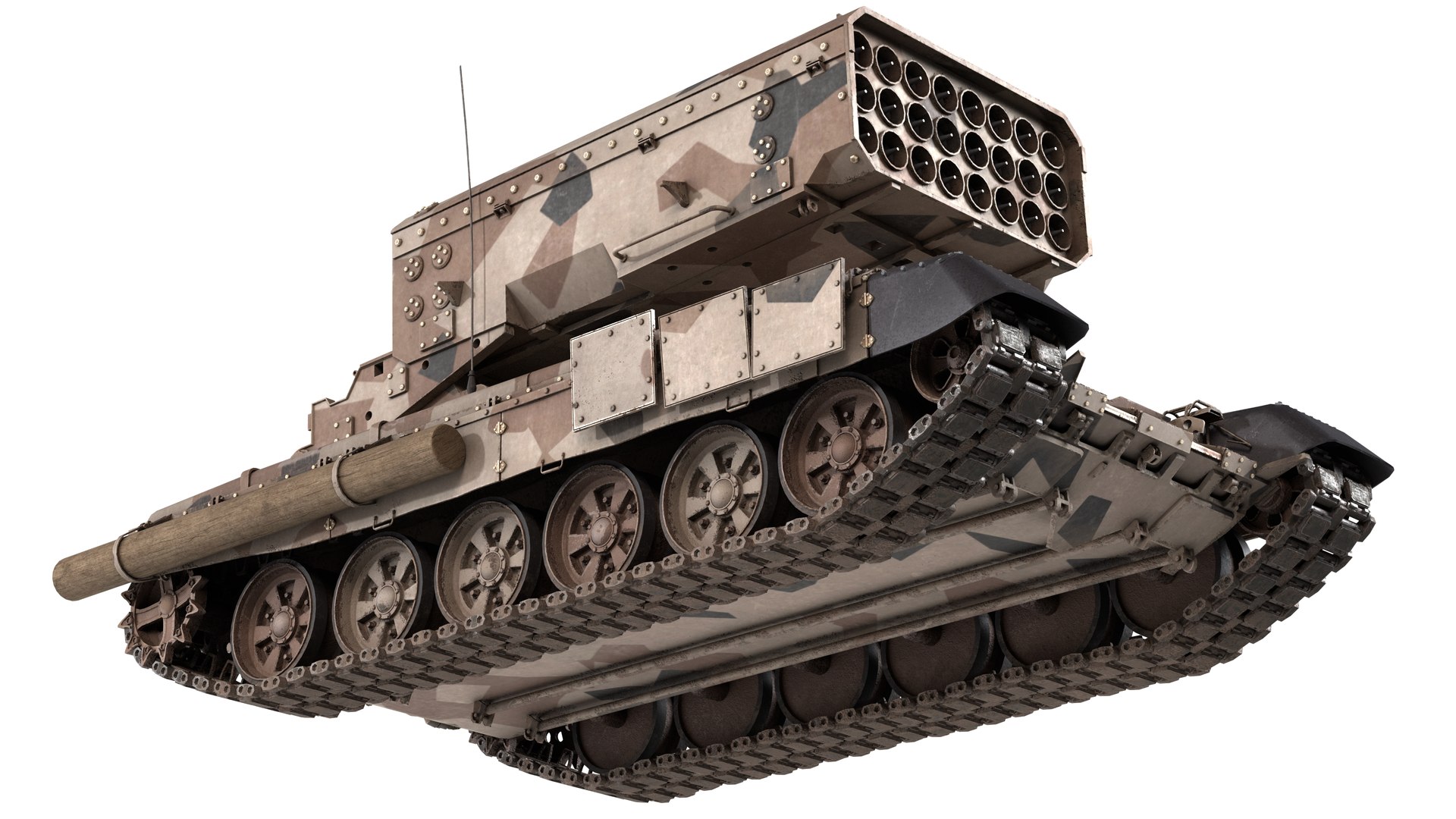 3D TOS 1A Buratino Flame Thrower - TurboSquid 2273270