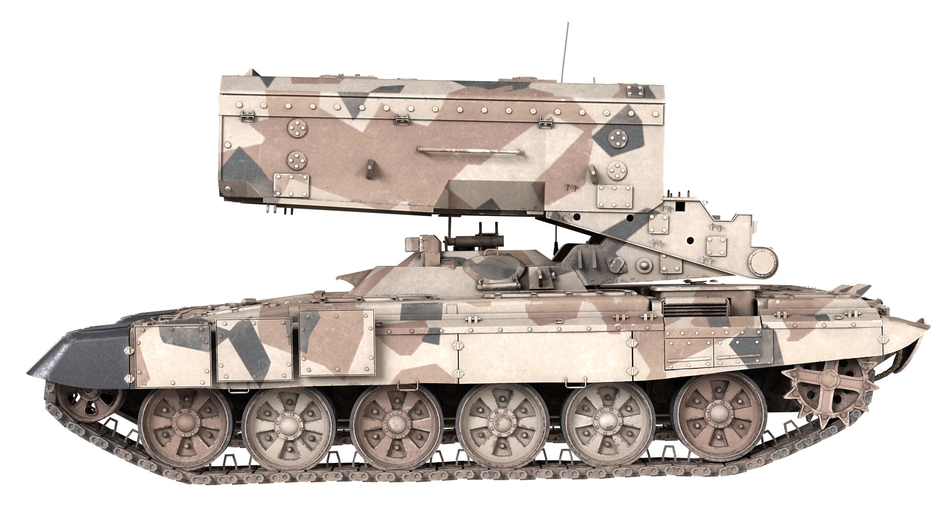 3D TOS 1A Buratino Flame Thrower - TurboSquid 2273270