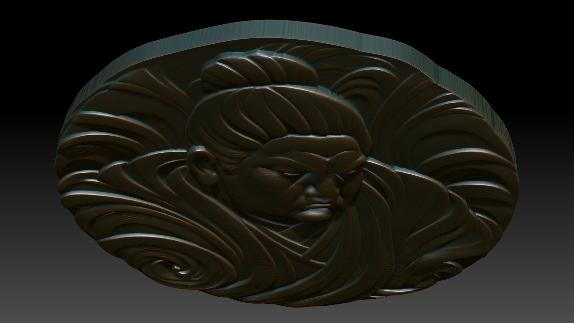 Sumo Wrestler Basrelief 03 240802 3D Model - TurboSquid 2380931