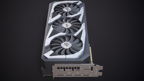 GPU Asus ROG Strix RTX Ampere 3D model - TurboSquid 1750530