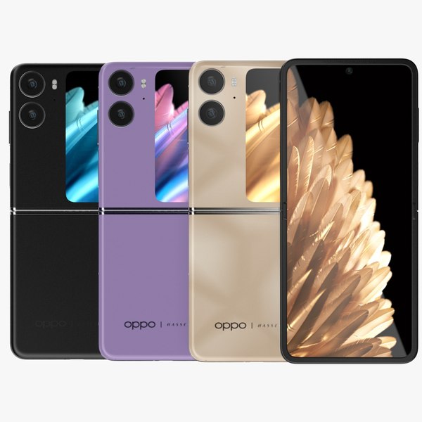 OPPO Find N2 Flip All Colors 3D 모델 - TurboSquid 2010062