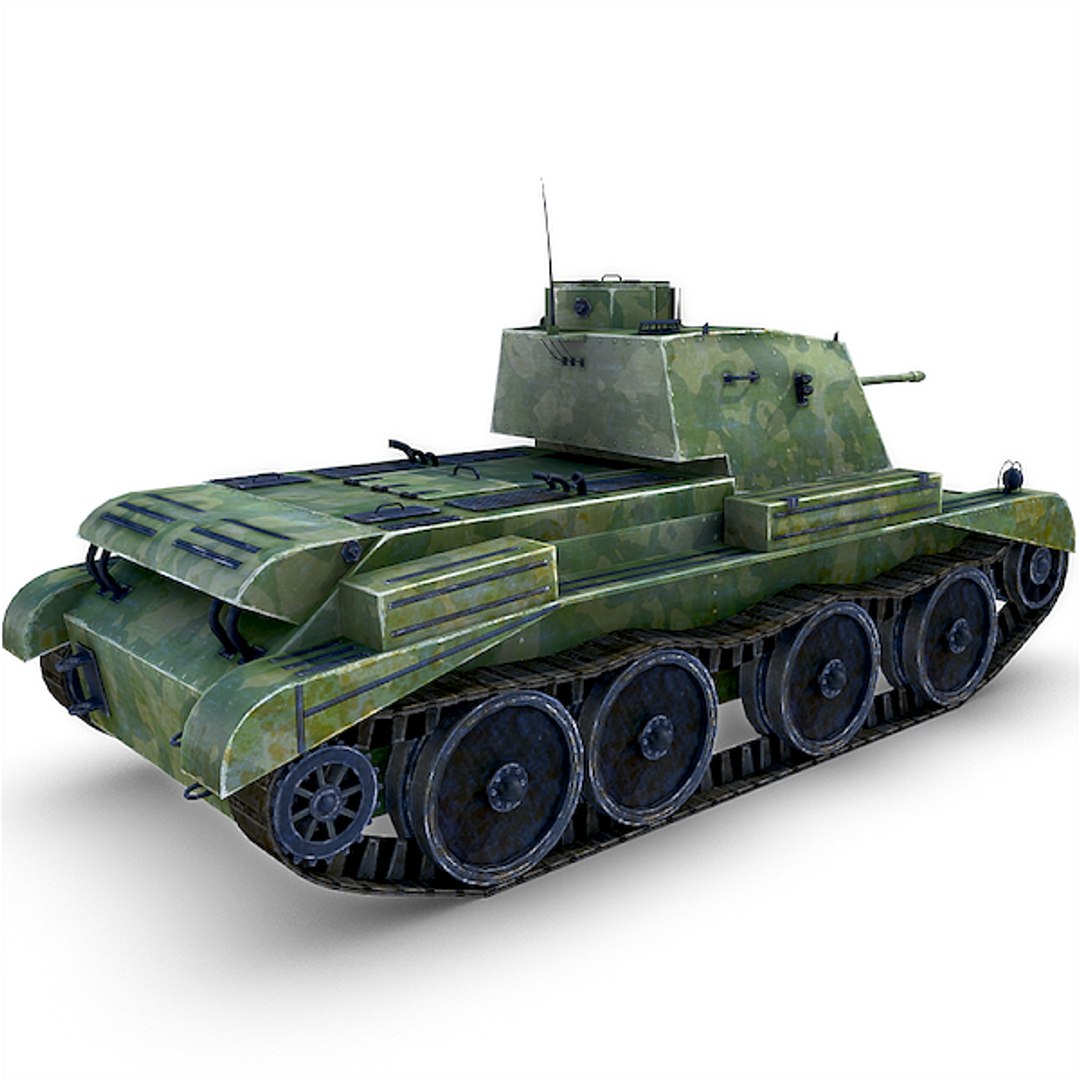 3d A13 Cruiser Mk Tank Gun Model