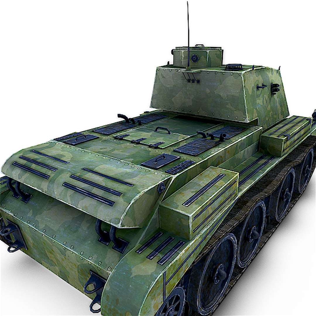 3d A13 Cruiser Mk Tank Gun Model