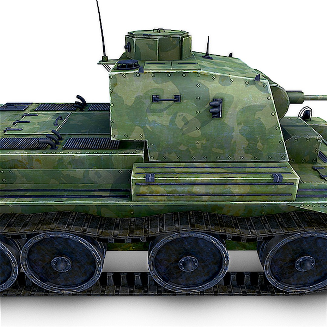 3d A13 Cruiser Mk Tank Gun Model