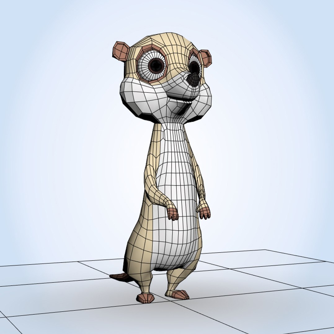 3D Meerkat - TurboSquid 1986952