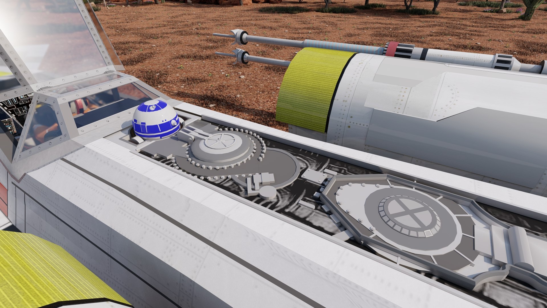 3D X-Wing Extremely Detailed Model - TurboSquid 2263299