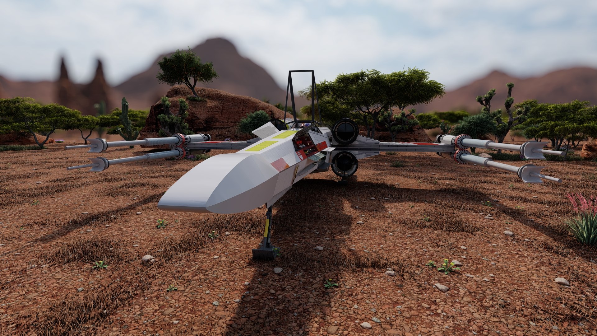 3D X-Wing Extremely Detailed Model - TurboSquid 2263299