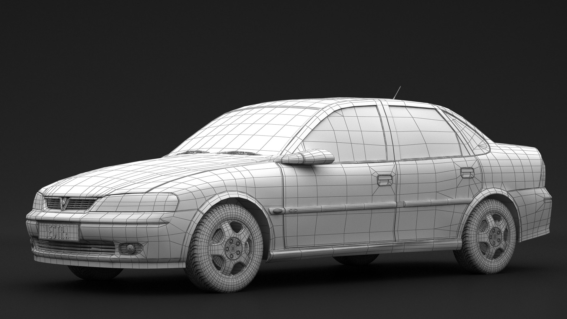 Vauxhall Vectra B Sedan Facelift 3D - TurboSquid 2010853