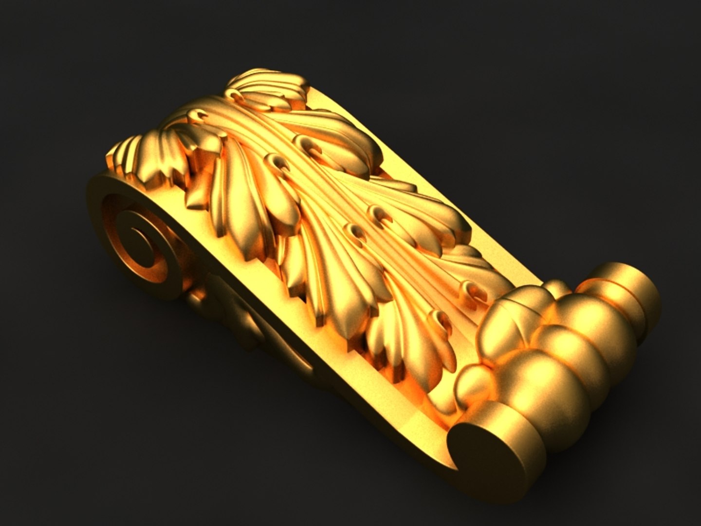 3d Capital Mold Decor