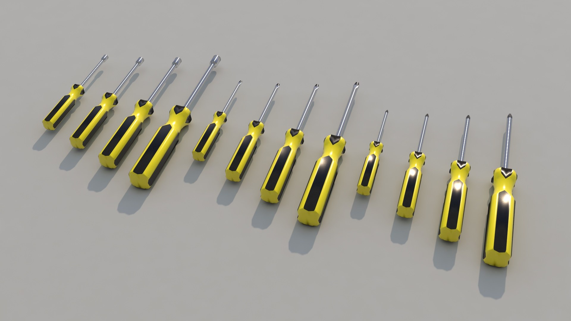 Scre Driver Screwdriver 3D - TurboSquid 1258118