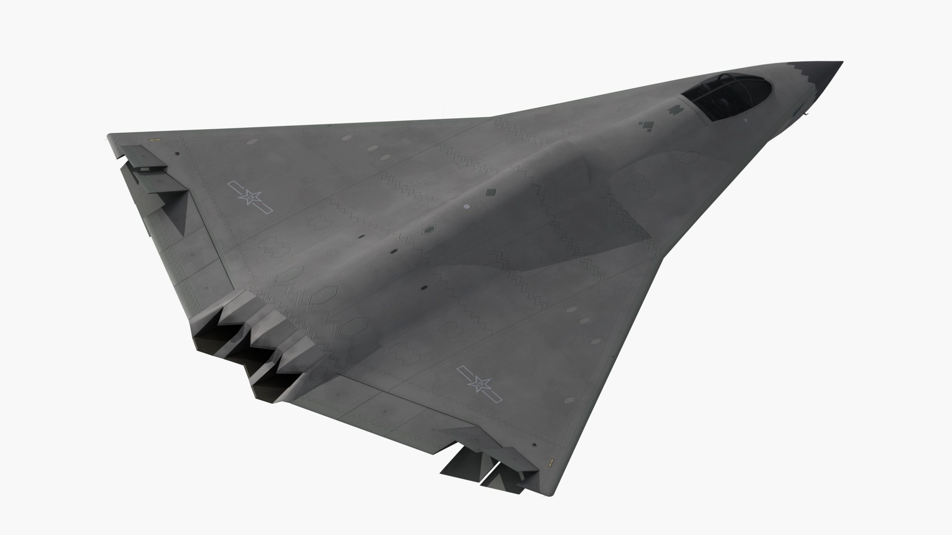 3D Chengdu J36 Stealth Fighter Model - TurboSquid 2342590