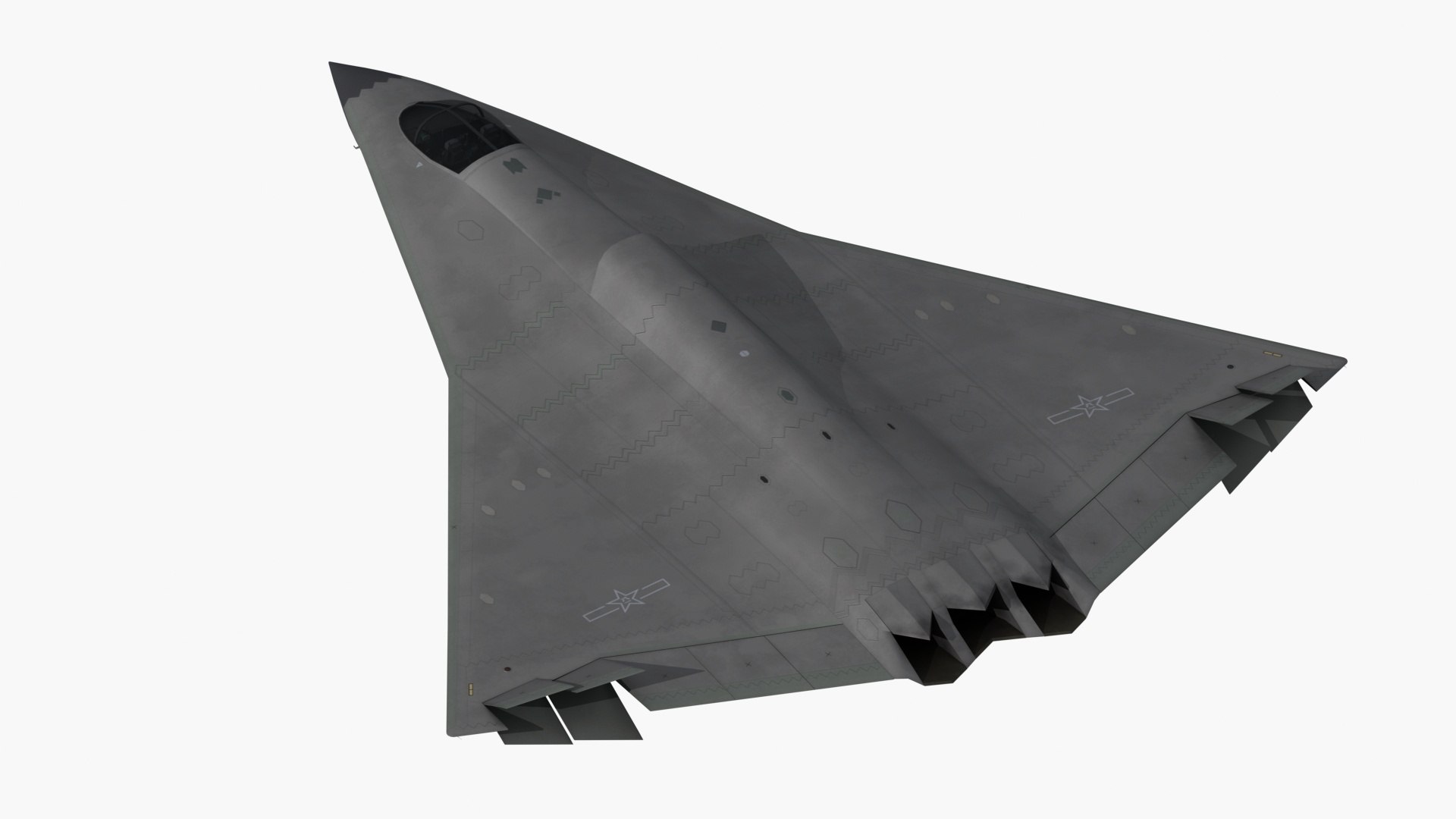 3D Chengdu J36 Stealth Fighter Model - TurboSquid 2342590