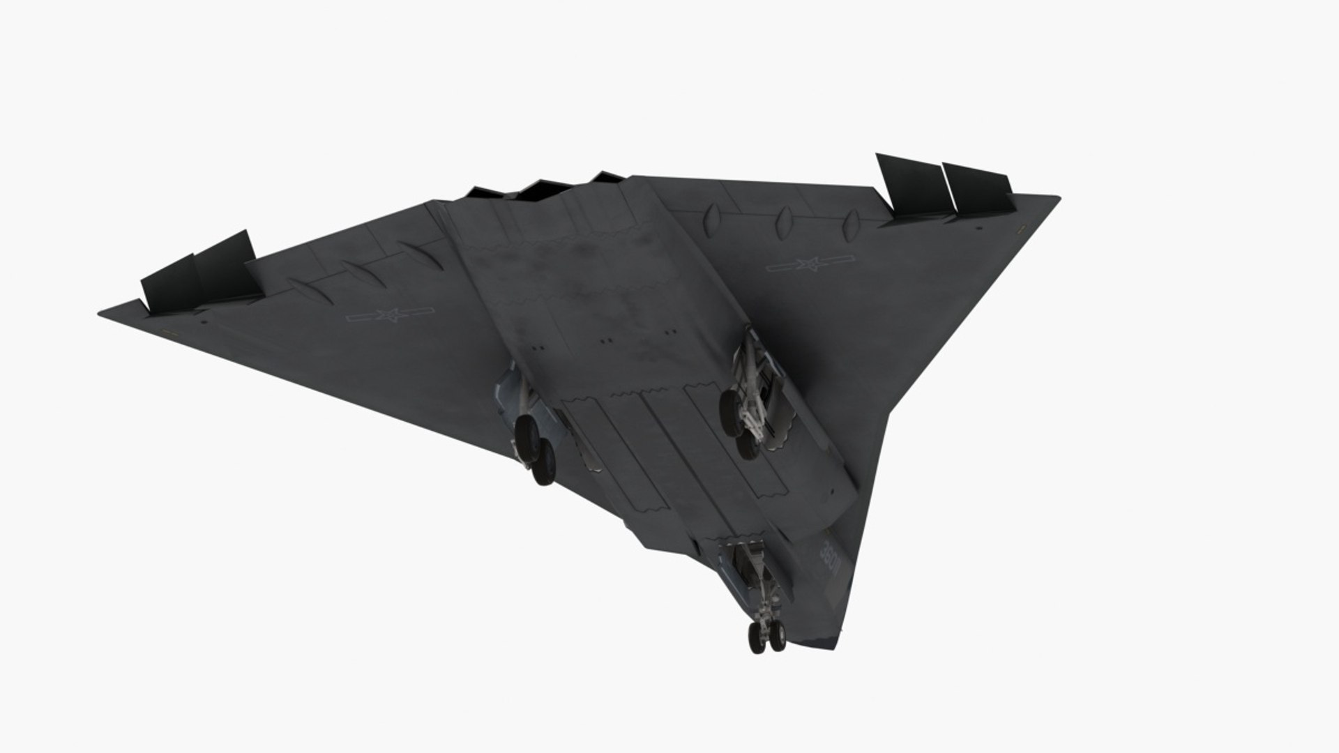 3D Chengdu J36 Stealth Fighter Model - TurboSquid 2342590