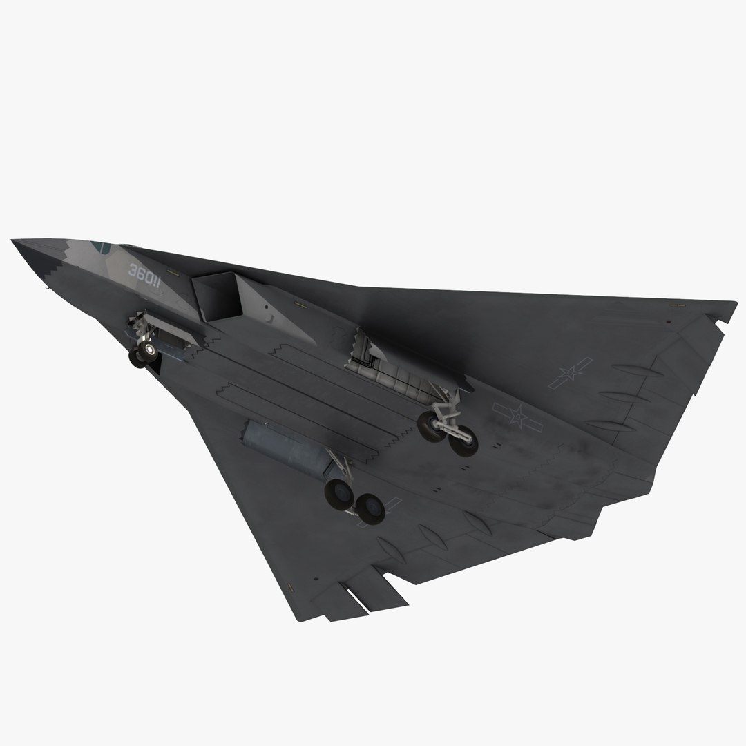 3D Chengdu J36 Stealth Fighter Model - TurboSquid 2342590