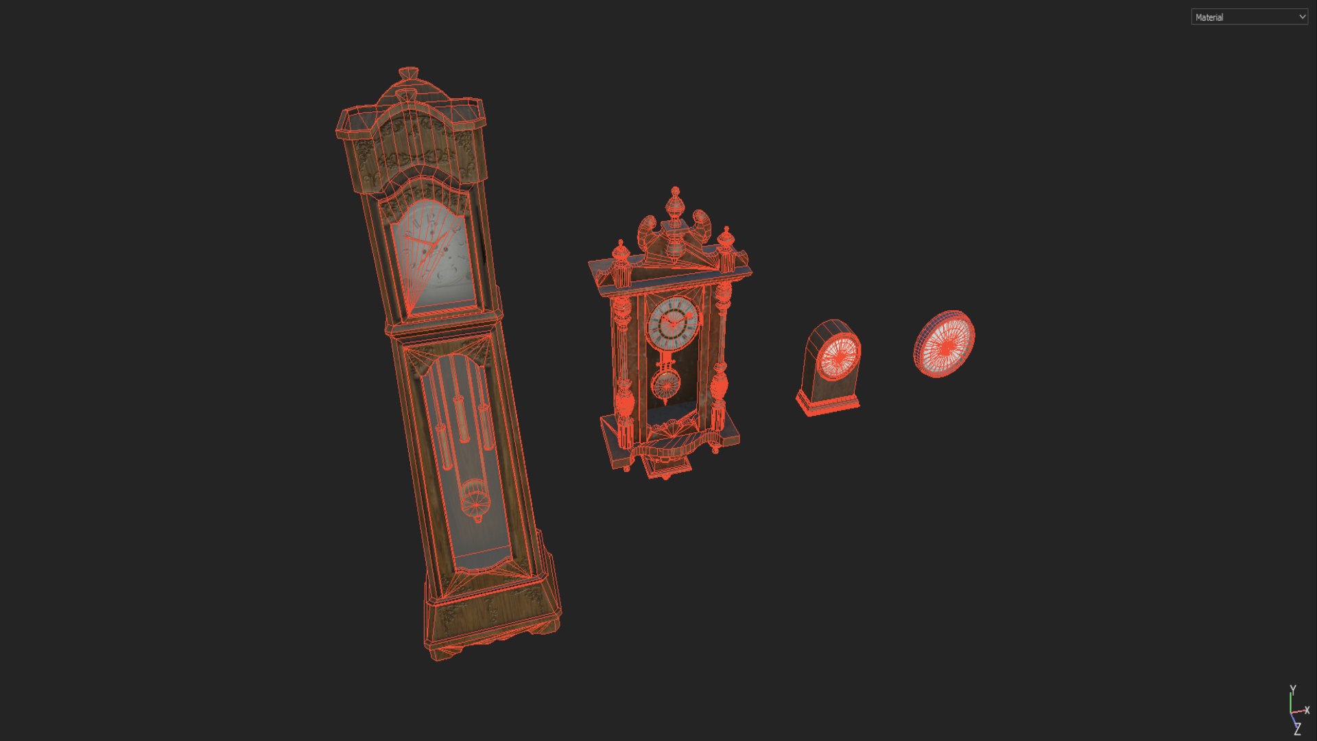 3D Clocks Pack Model - TurboSquid 2096754