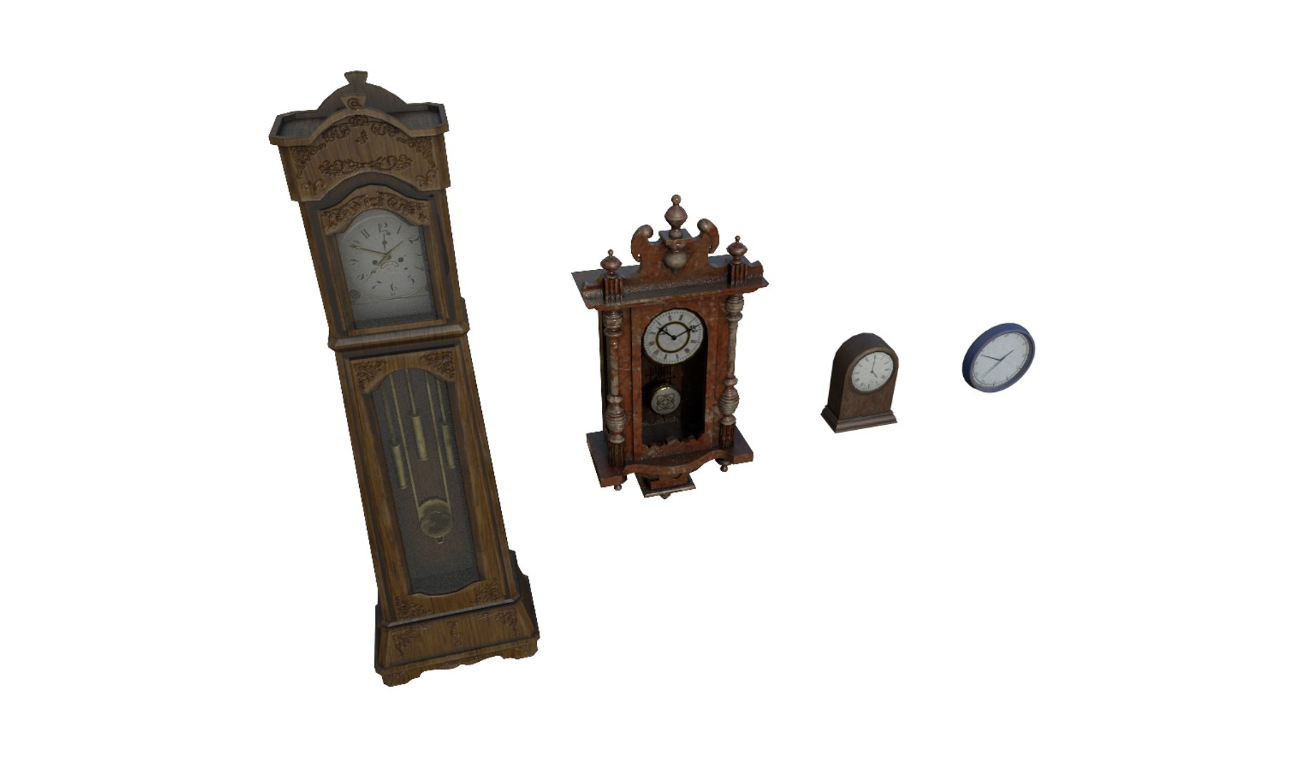 3D Clocks Pack Model - TurboSquid 2096754