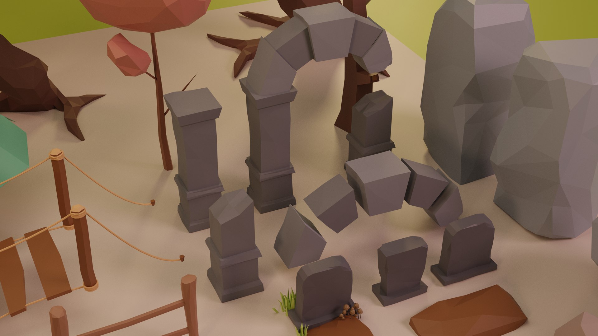 Assets Pack Vol 3D Model - TurboSquid 1496736