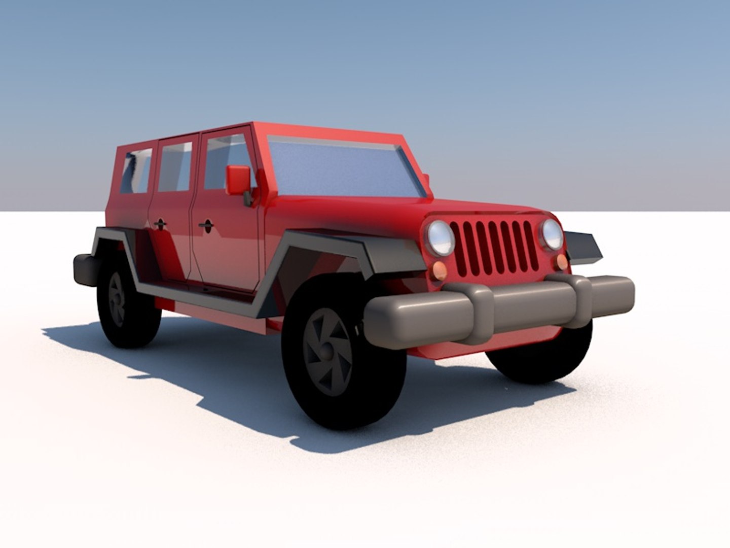 Jeep Wrangler 3d Model