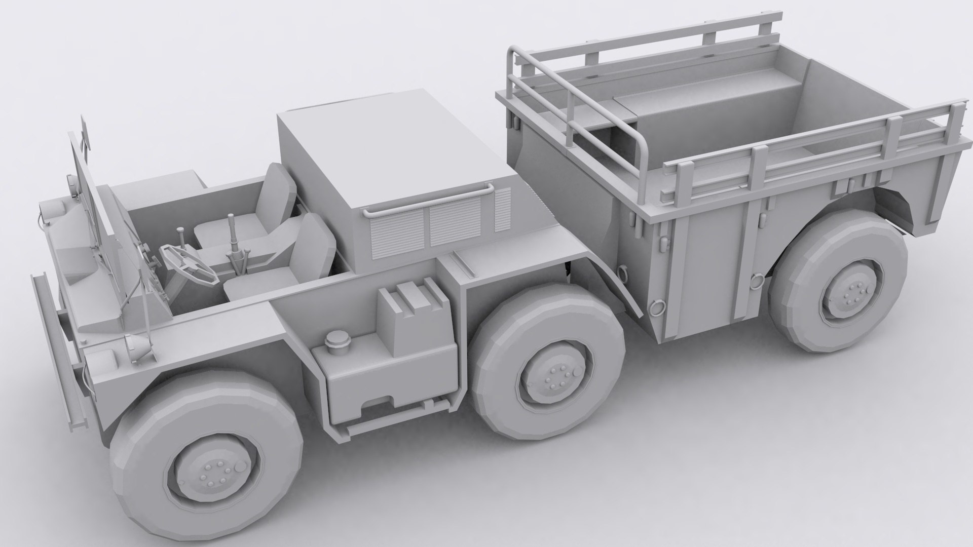 3d Model M561 Gama Goat