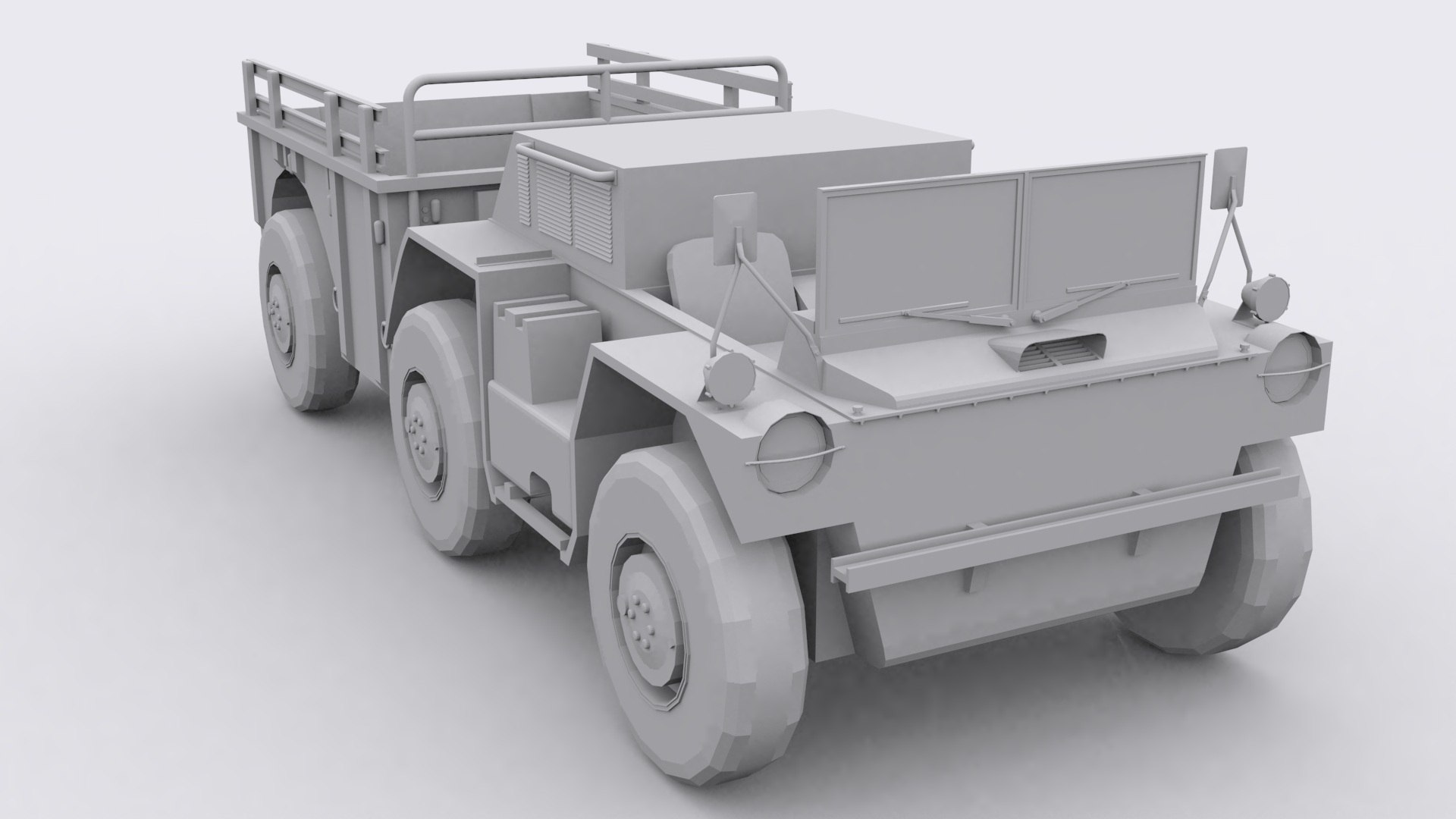 3d Model M561 Gama Goat