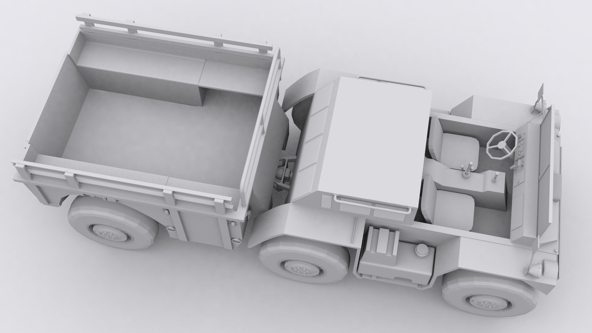 3d Model M561 Gama Goat