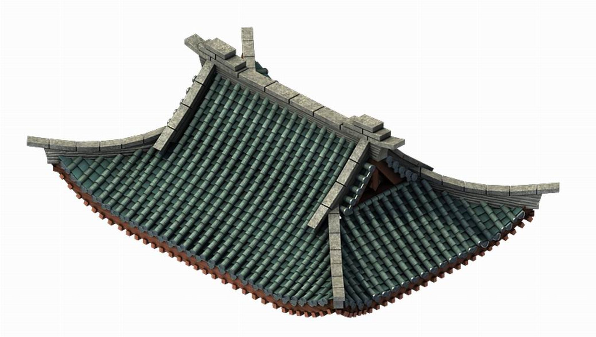 3D Building - Decoration Roof Model - TurboSquid 1452994