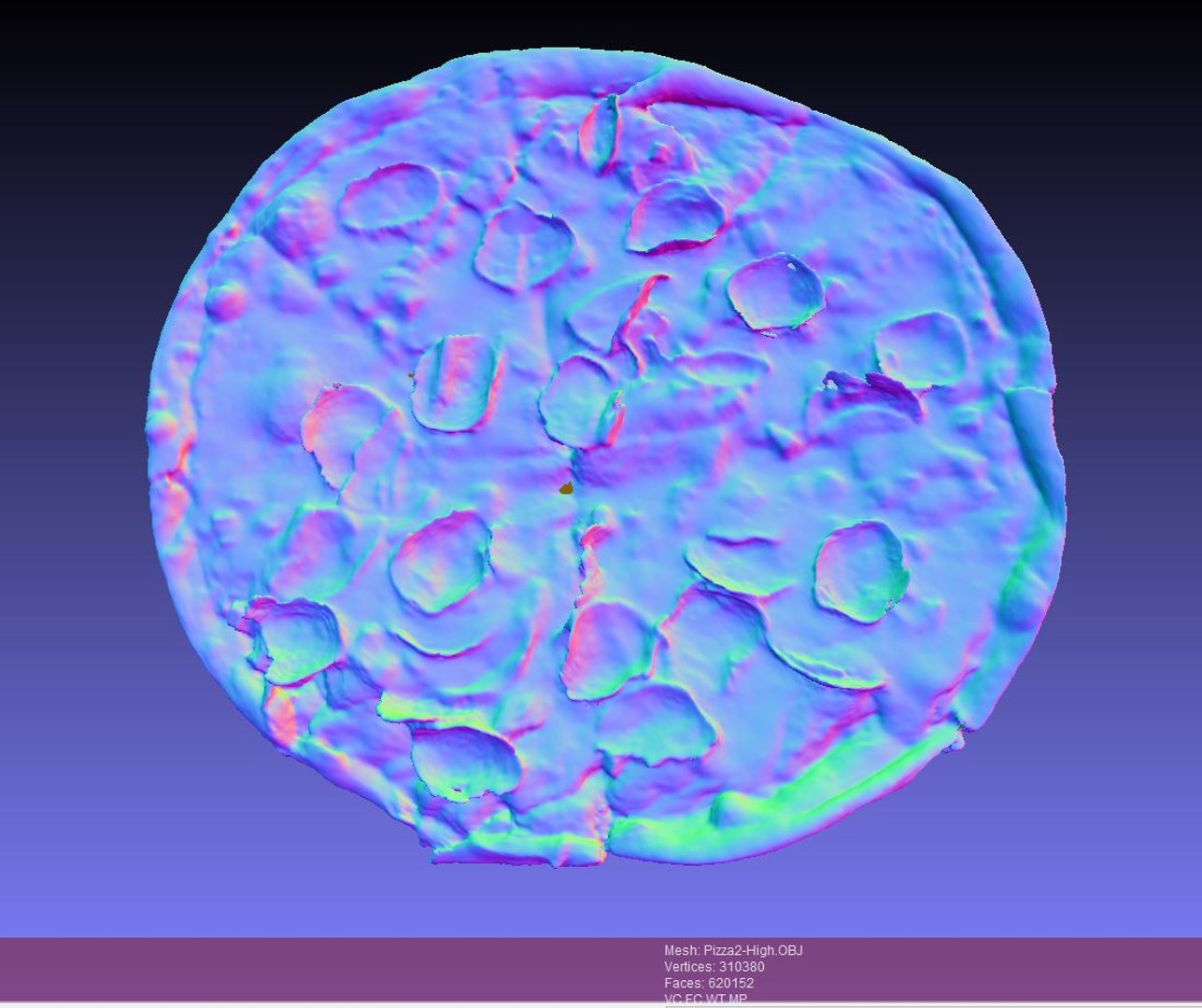 Scan Pizza Obj
