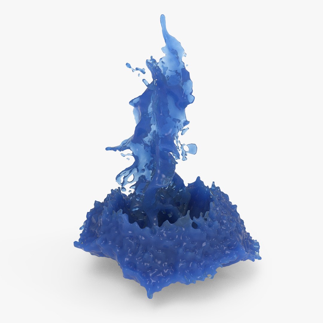 Water Blast Splash Model - TurboSquid 1438962