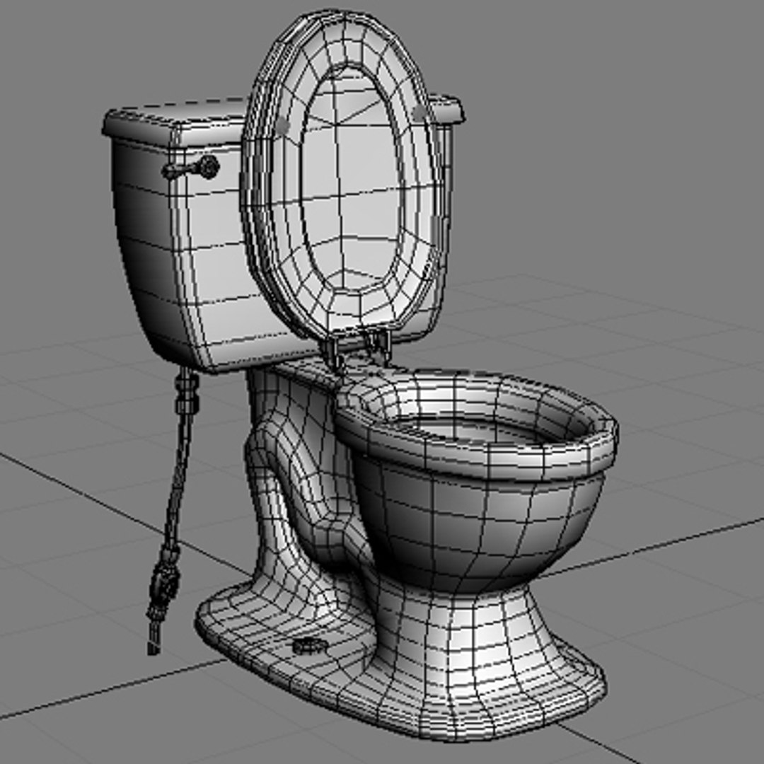 Toilet 3d Model