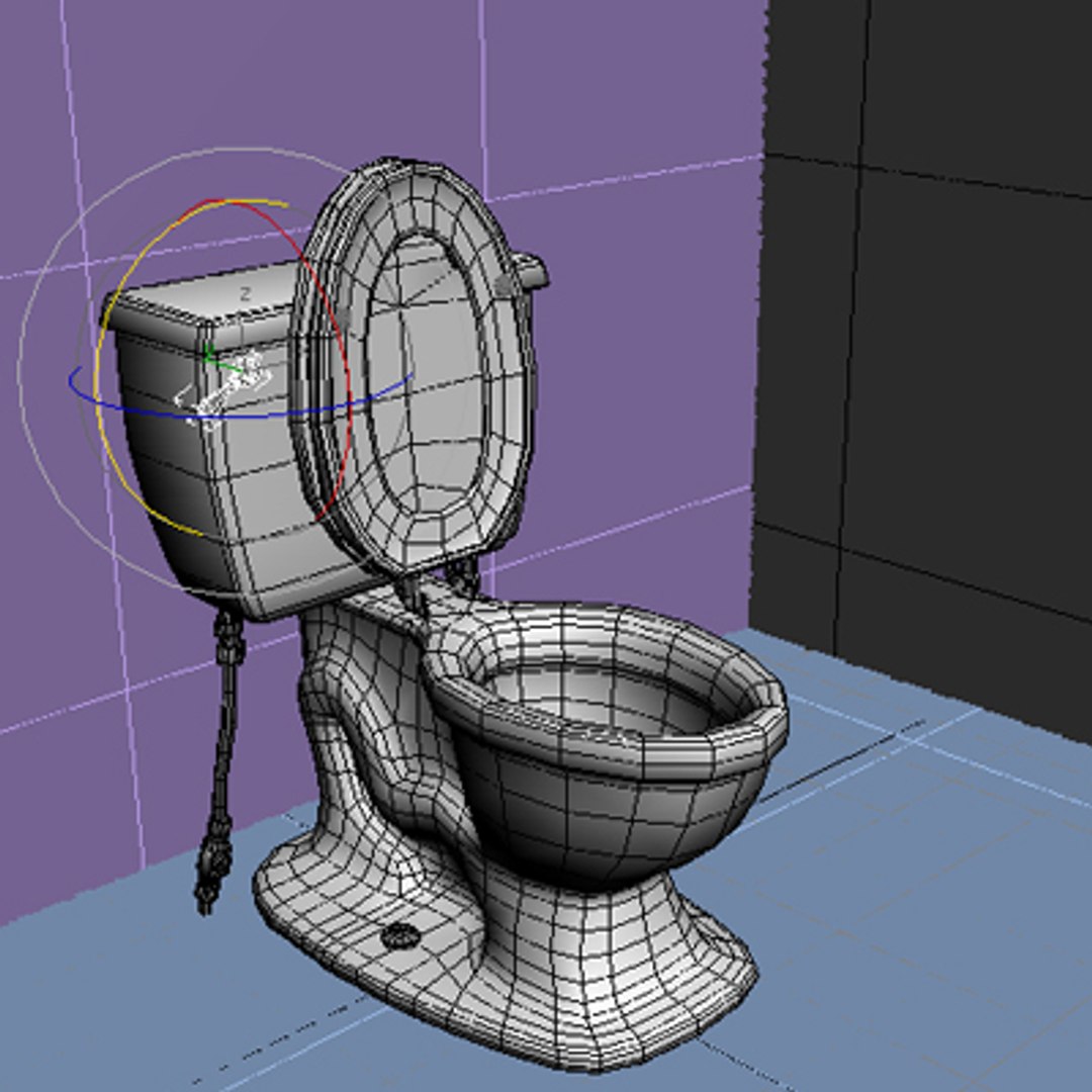 Toilet 3d Model