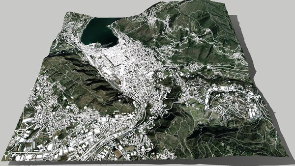 modelo 3d Cityscape Como Italy - TurboSquid 2056678