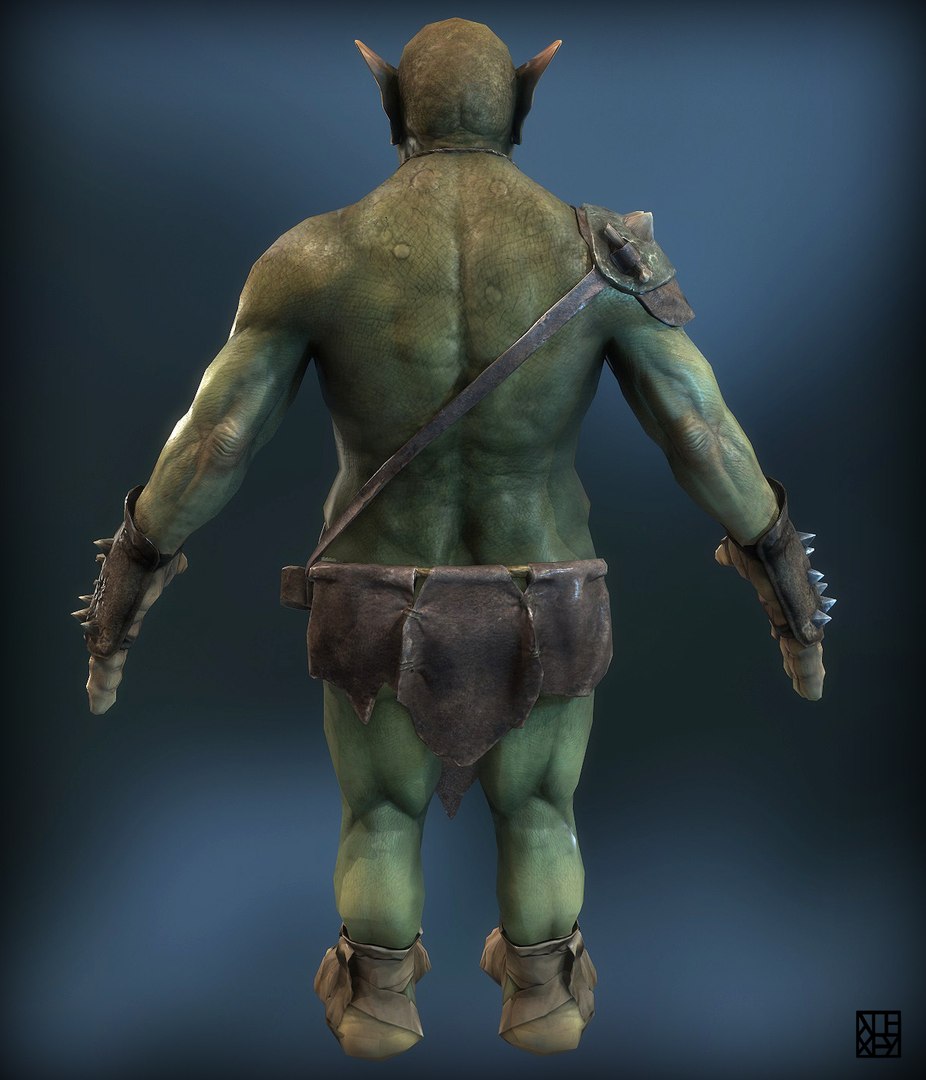 3d Fantasy Goblin Model