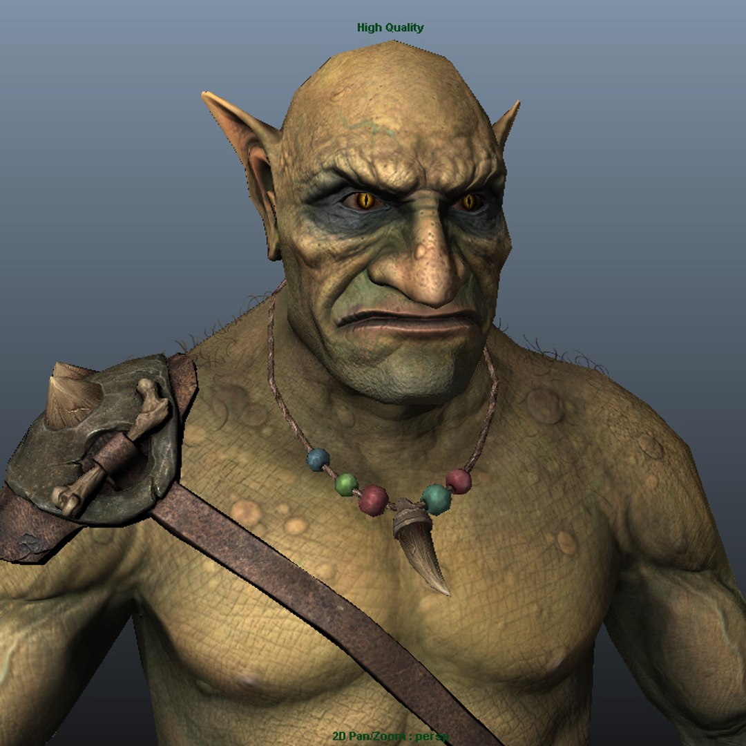 3d Fantasy Goblin Model