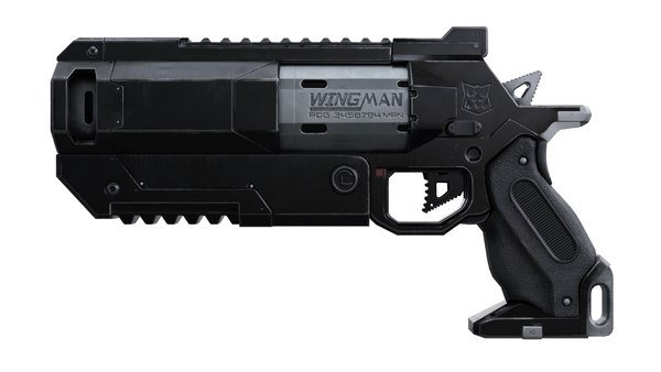 Wingman gun weapons 3D - TurboSquid 1400036