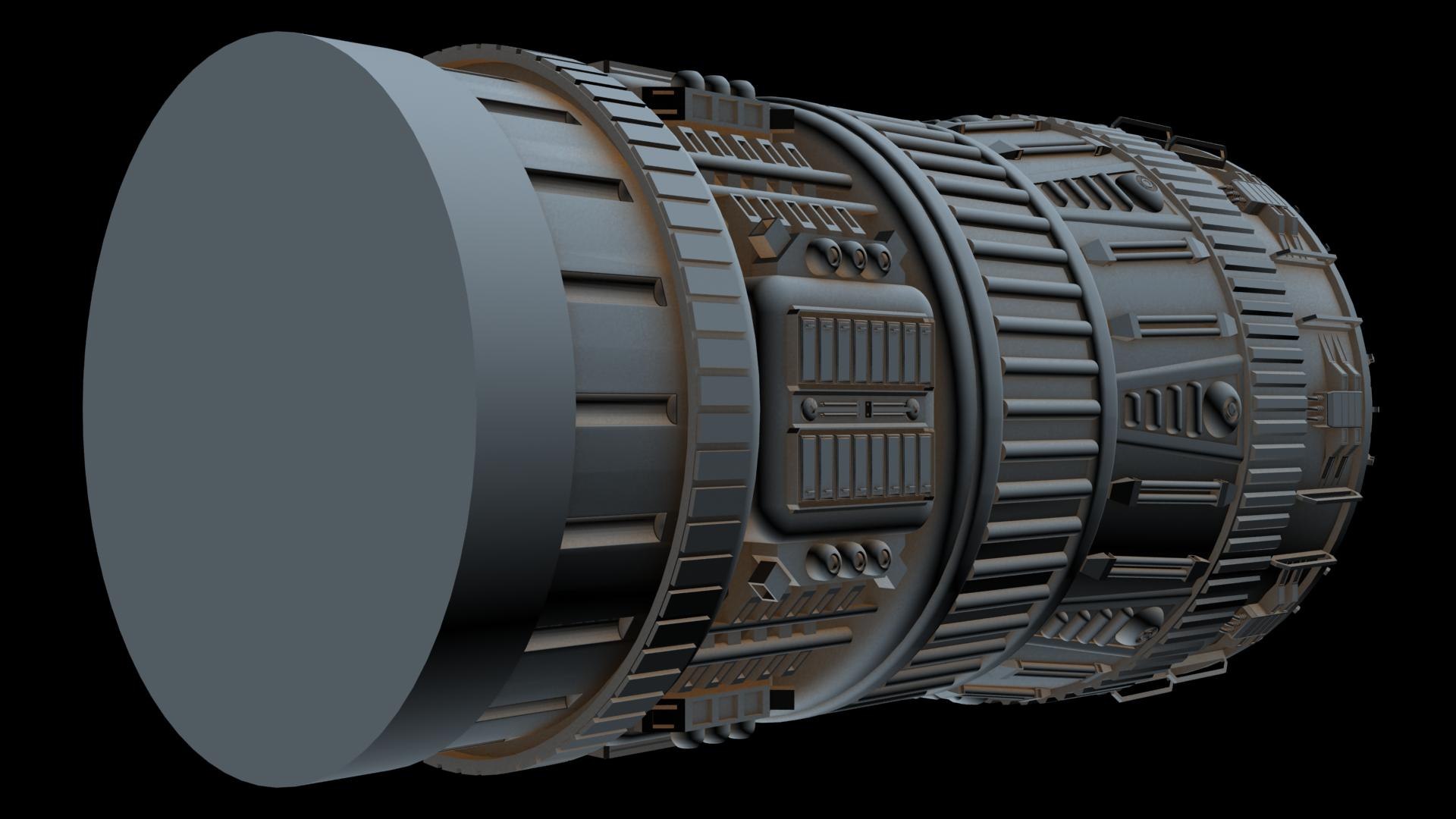 3D Model Starship Engine 1 - TurboSquid 1828658