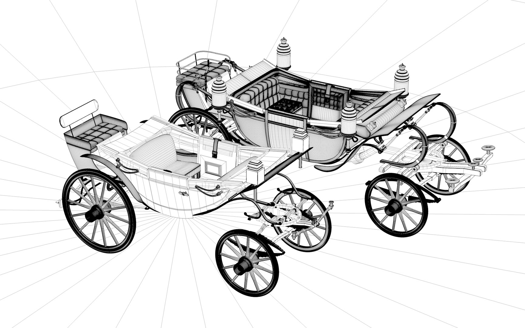 3D Ascot 1902 State Landau - TurboSquid 1286196